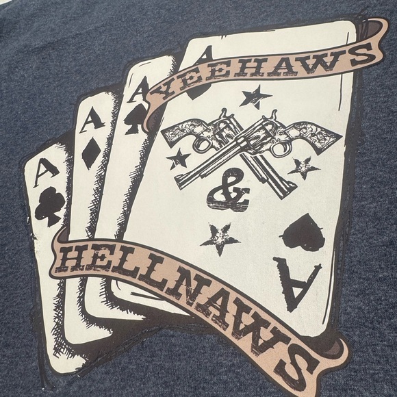 Shirts | Tshirt Graphic Tee With Playing Cards Design | Poshmark
